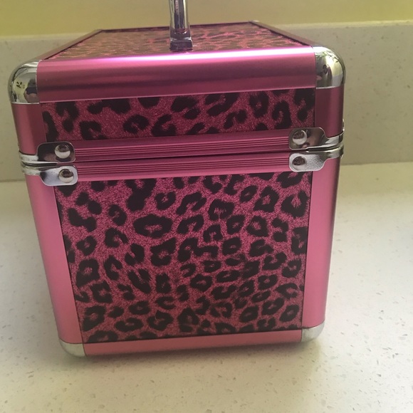 Makeup | Pink Leopard Beauty Makeup Case | Poshmark